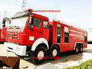 China Beiben 3138 8x4 water foam fire truck 9000～12000L factory